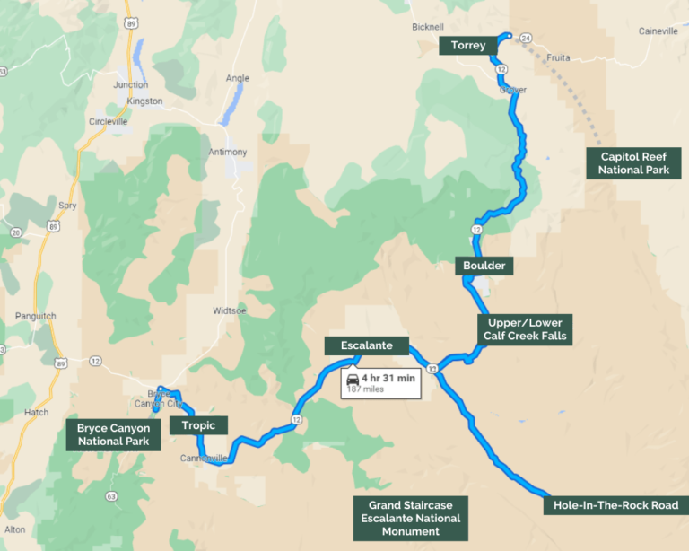 Capitol Reef to Bryce Canyon Road Trip: Epic 9 Days on Utah Scenic ...