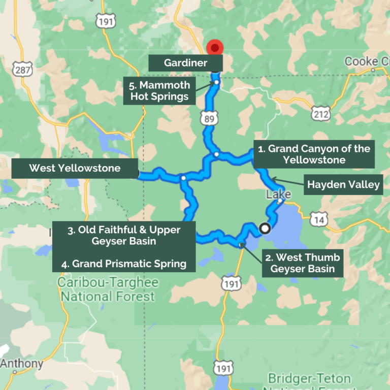 Yellowstone in One Day: 7 Best Yellowstone Road Trip Itineraries ...